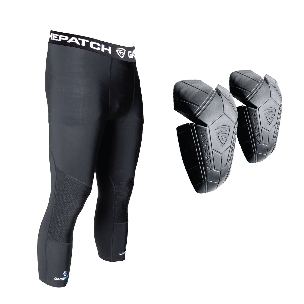 Abrasion resistant 3/4 tights with insertable knee padding – Game-Patch